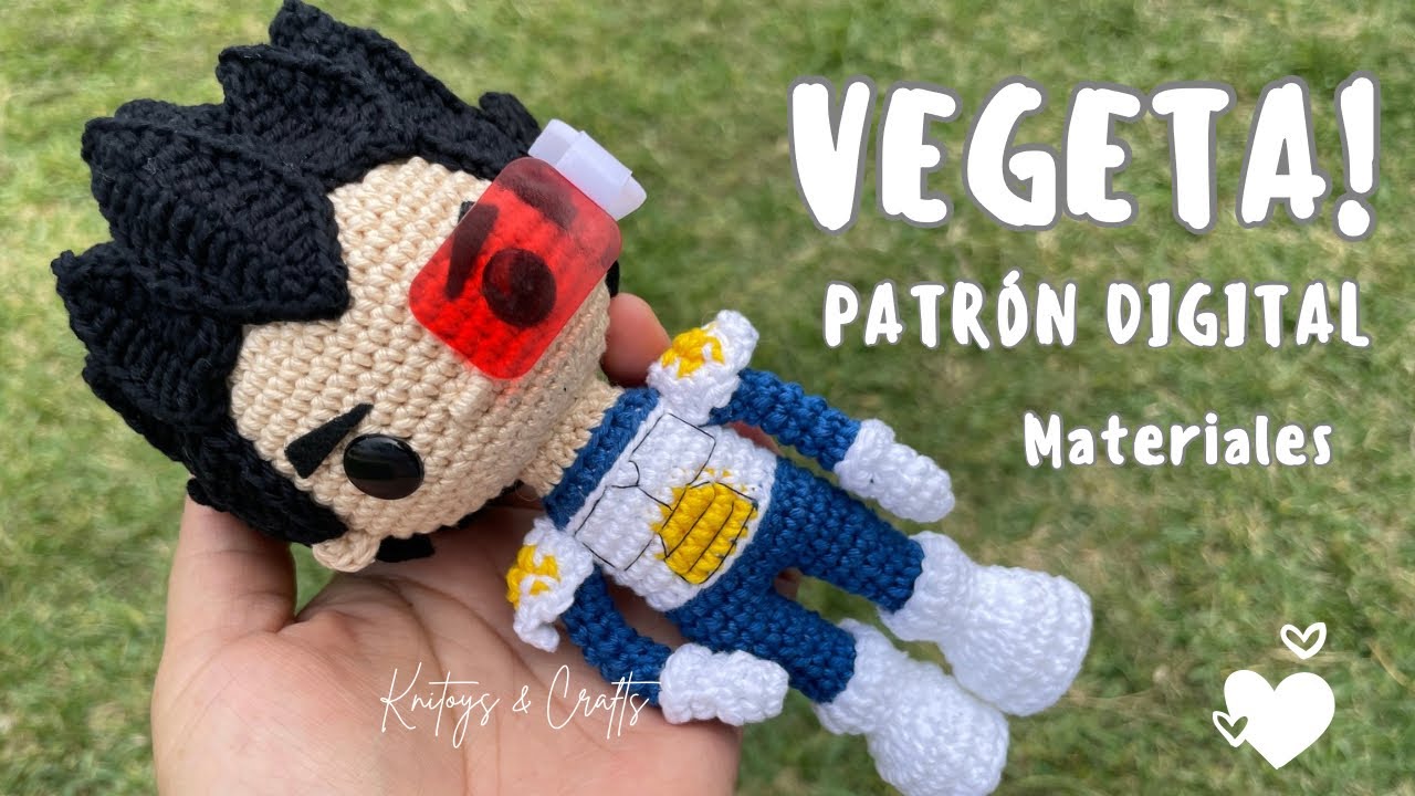 VEGETA DRAGON BALL AMIGURUMI